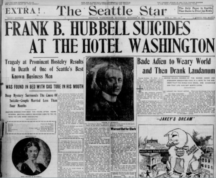 Hubbell Place ~ Writes of Way ~ Seattle street names origins and history